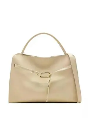 FRANCESCO BIASIA Leather Shoulder Bag With Gold-tone Hardware