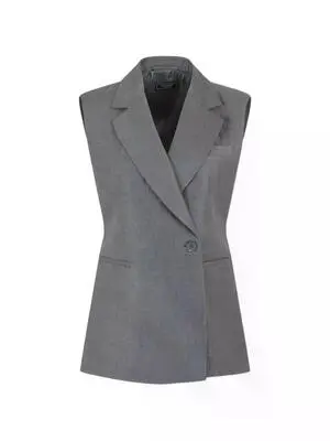 Peserico Sleeveless Draped Waistcoat