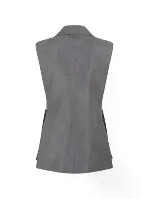 Peserico Sleeveless Draped Waistcoat