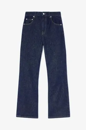 GANNI Betzy Cropped Jeans - Navy