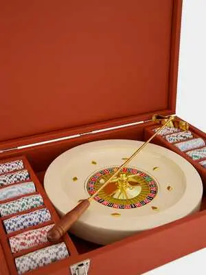 Hector Saxe Paris Brick Roulette Leather Set