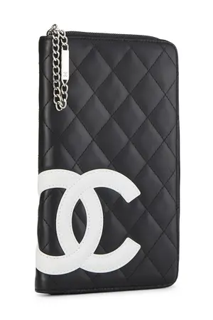 Chanel Calfskin Cambon Zippy Organizer