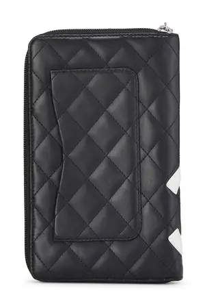 Chanel Calfskin Cambon Zippy Organizer