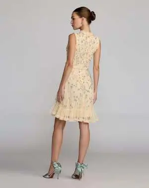 Mac Duggal Sleeveless Sequin Embellished Dress