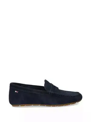 Tommy Hilfiger Suede Penny Leather Loafers