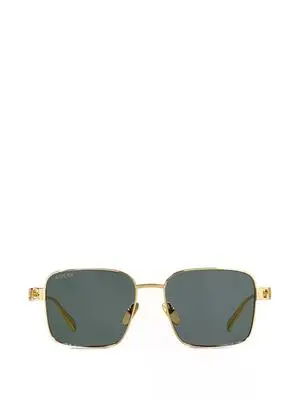 Gucci Square-frame Sunglasses - Gold