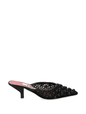RAS Beaded Mesh Mules