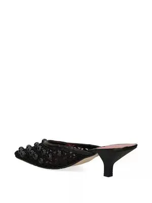 RAS Beaded Mesh Mules