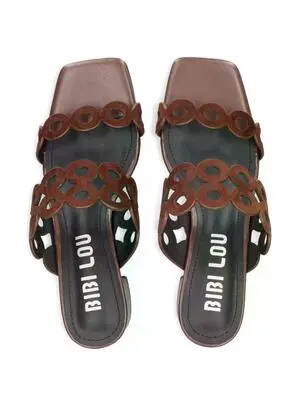 BIBI LOU Cutout Detail Sandals - Brown