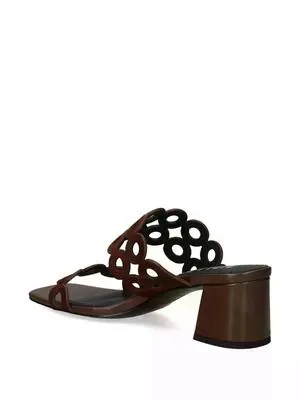 BIBI LOU Cutout Detail Sandals - Brown