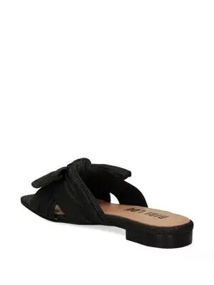 BIBI LOU Karsie Bow Sandals - Black