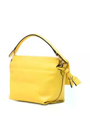 Fendi Logo Plaque Tote Bag - Yellow