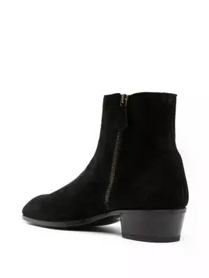 LARDINI 45mm Suede Ankle Boots