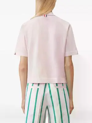 Thom Browne 4-bar Jersey Polo Top