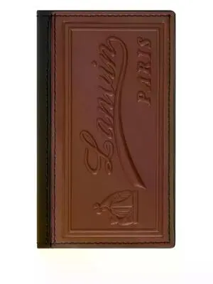 LANVIN Embossed Bifold Wallet - Brown
