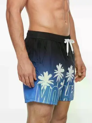 Moschino Palm-tree-print Swim Shorts