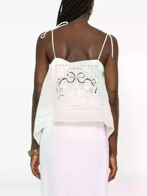 SELF-PORTRAIT Lace Tie-strap Top