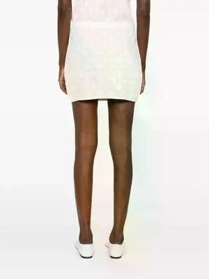 Casablanca Geometric Print Wrap Skirt