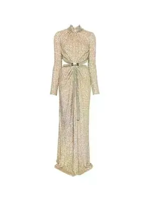 Rabanne Sequin-embellished Maxi Dress