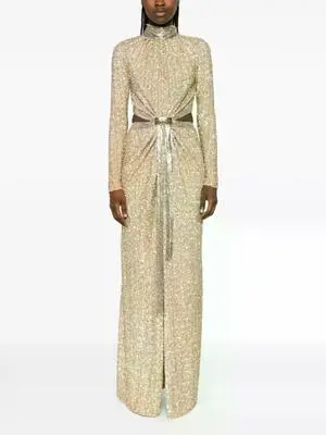 Rabanne Sequin-embellished Maxi Dress