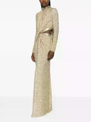 Rabanne Sequin-embellished Maxi Dress