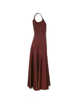 Max Mara Square-neck Midi Dress