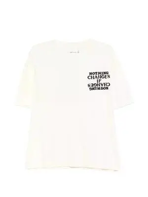 HONOR THE GIFT Nothing Changes T-shirt - Neutrals