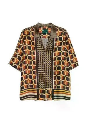 THE SHIRT Geometric-patterned Shirt