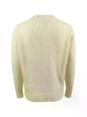 JURTA Crew Neck Knit Sweater - Neutrals