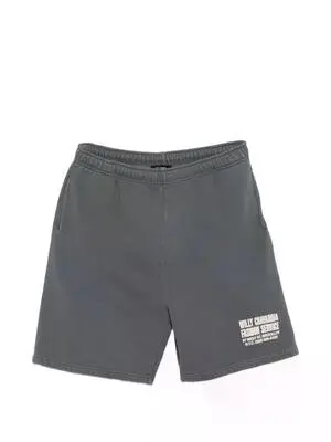 WILLY CHAVARRIA Drawstring Logo Shorts