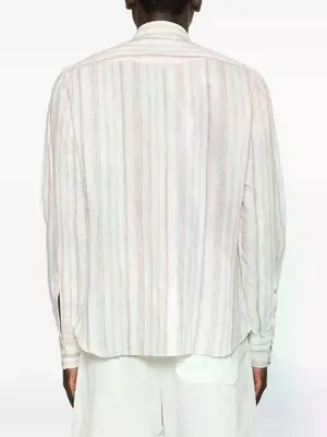 BARBA NAPOLI Striped Pocket Shirt