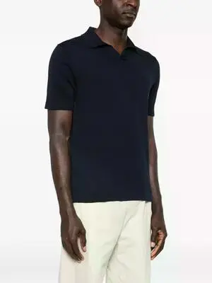 ERALDO Collar Polo Shirt - Blue