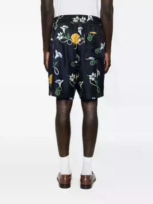 Drole De Monsieur Floral Print Shorts