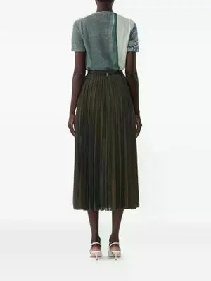 JASON WU Chiffon Pleated Midi Skirt