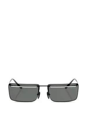 Prada Rectangle-frame Sunglasses - Black