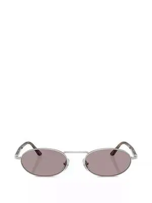 Persol Oval Frame Sunglasses - Silver