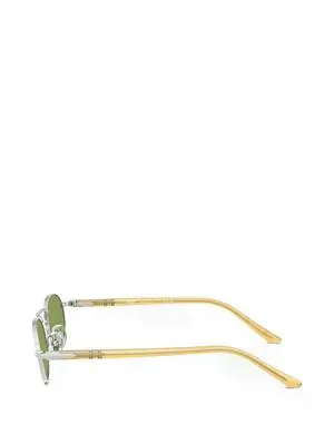 Persol Oval-frame Sunglasses - Silver