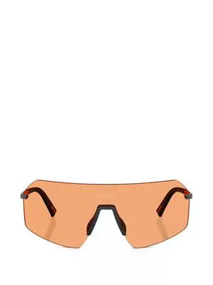 Prada Shield-frame Sunglasses - Orange
