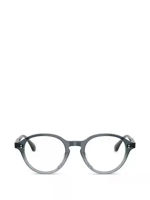 Oliver Spencer 902 Round-frame Glasses - Blue