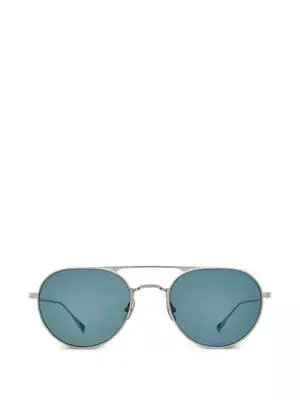Garrett Leight Silver Tone Eyewear For Women