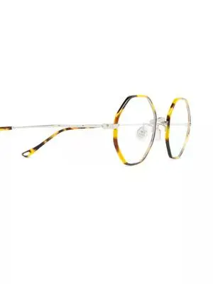 EYEPETIZER Yosemite Octagon Frame Glasses - Brown