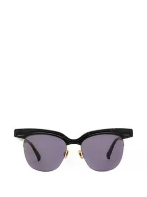 Yohji Yamamoto Browline Sunglasses - Black