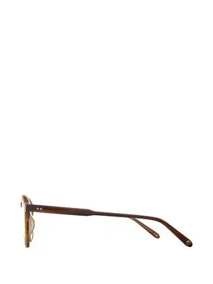 Garrett Leight Stanton Round-frame Glasses - Brown