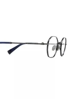 Yohji Yamamoto Geometric Frame Eyeglasses - Grey