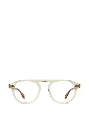 Garrett Leight Harding Ii Pilot-frame Glasses - Neutrals