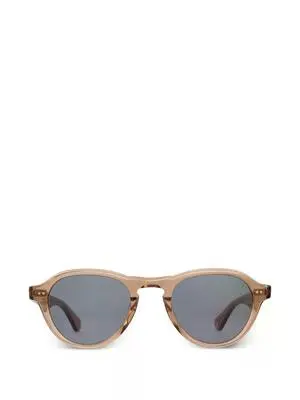 Garrett Leight Mcnally Geometric-frame Sunglasses - Brown