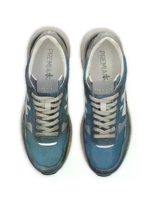 Premiata Mick 8120 Suede Sneakers - Blue