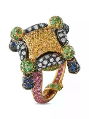 LB EXCLUSIVE Diamond And Sapphire Ring