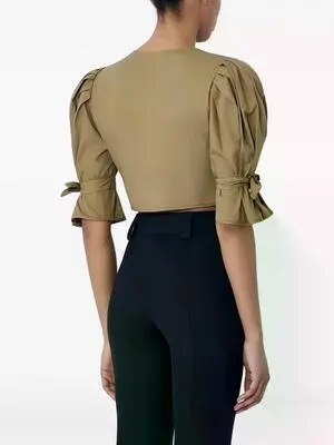Chloé Buttoned Cropped Shirt