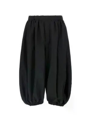 Comme Des Garçons Balloon Cropped Trousers - Black